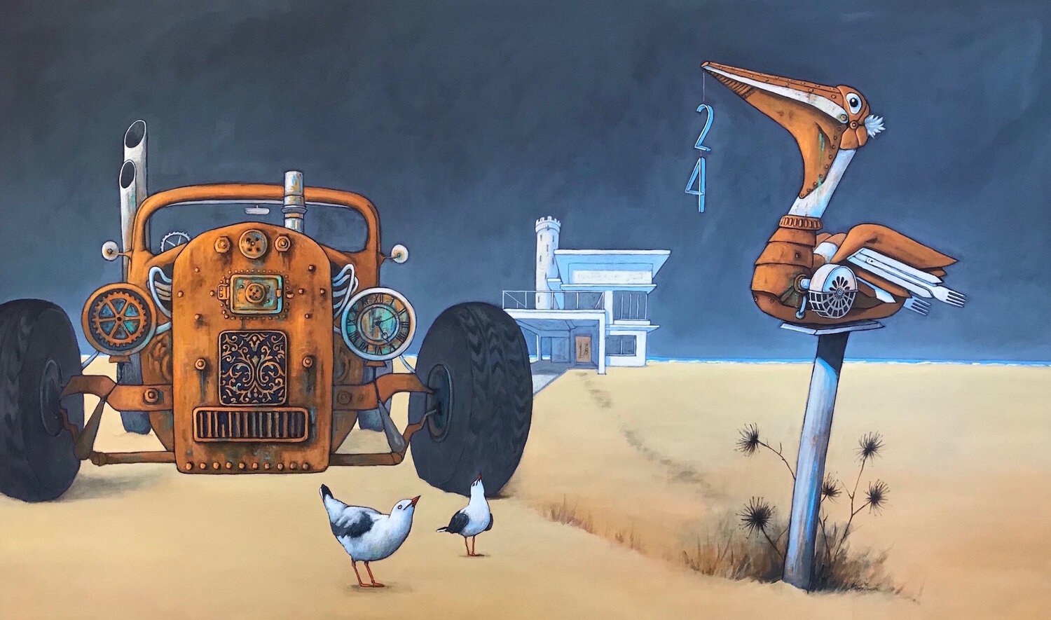 King of the Castle by Mary Conder (2017) : Painting Acrylic on Canvas ...