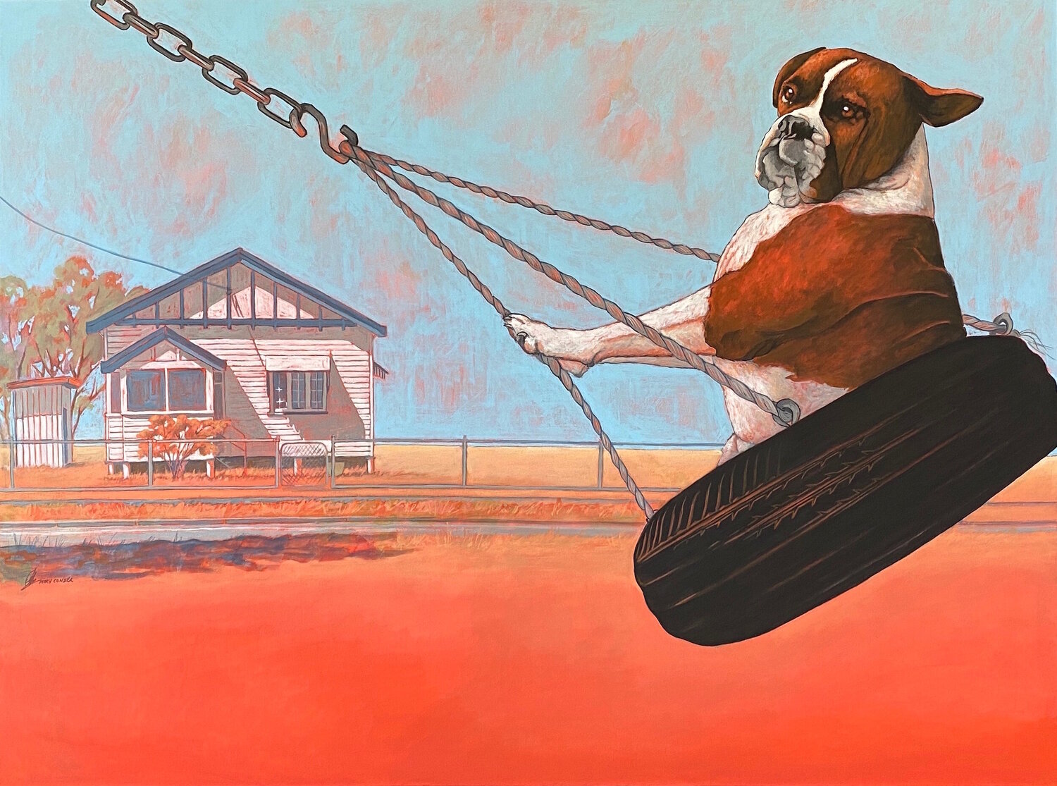 In Full Swing by Mary Conder (2021) : Painting Acrylic on Canvas ...