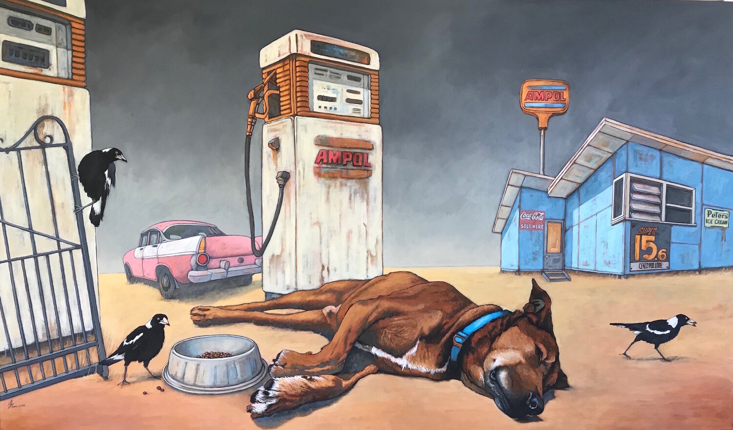 Self Service by Mary Conder (2020) : Painting Acrylic on Canvas - Singulart