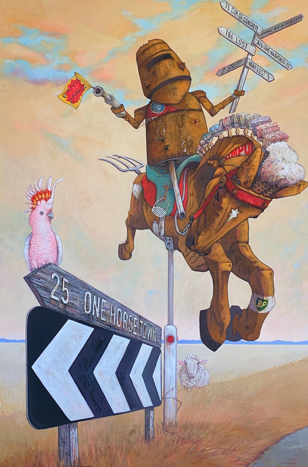 Sign of the Times by Mary Conder (2022) : Painting Acrylic on Canvas ...