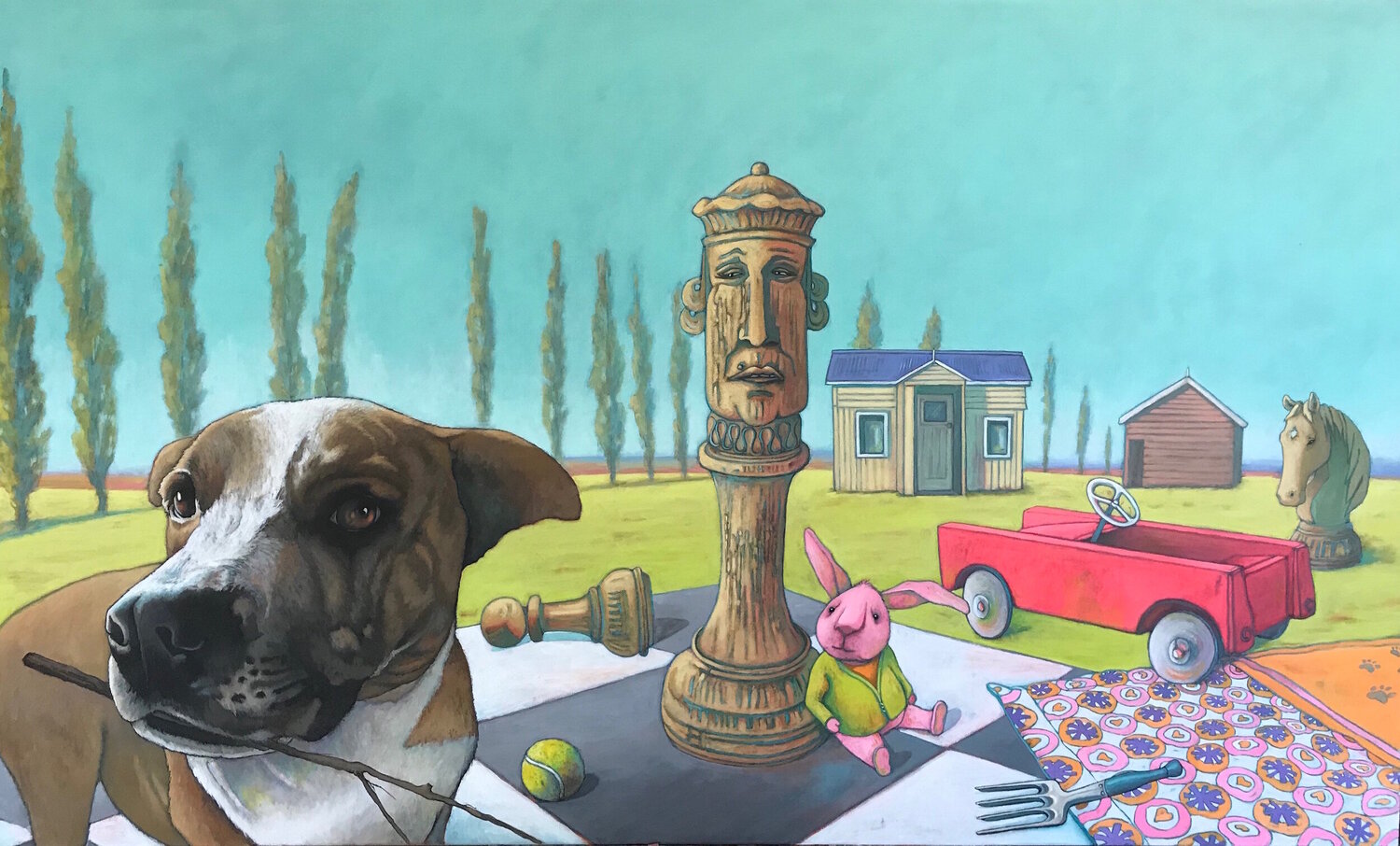 The Games we Play by Mary Conder (2018) : Painting Acrylic on Canvas ...