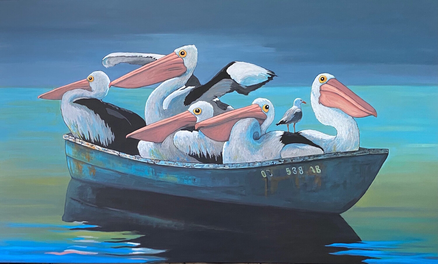 Adrift by Mary Conder (2022) : Painting Acrylic on Canvas - Singulart