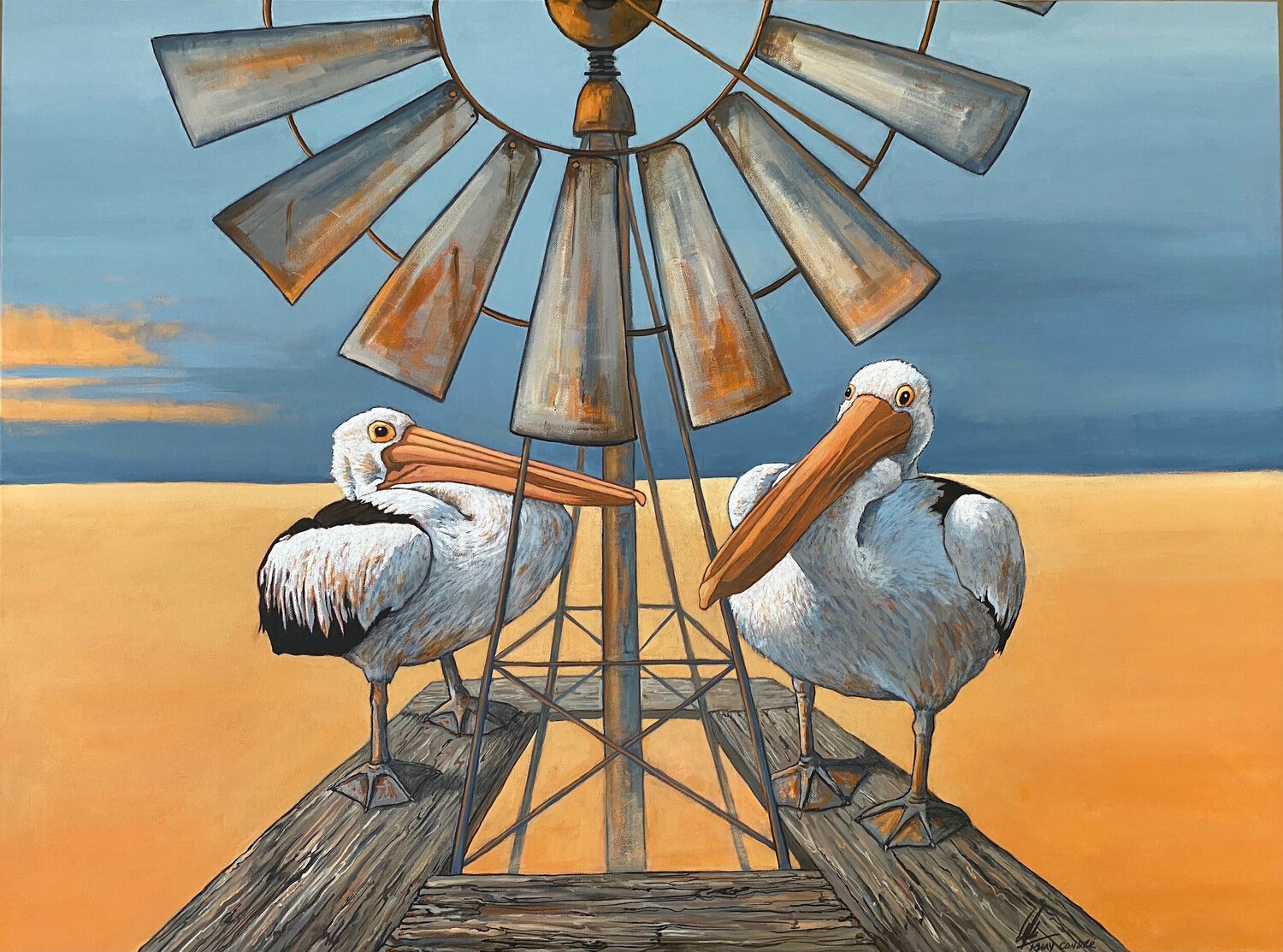 Unchartered Waters by Mary Conder (2021) : Painting Acrylic on Canvas ...