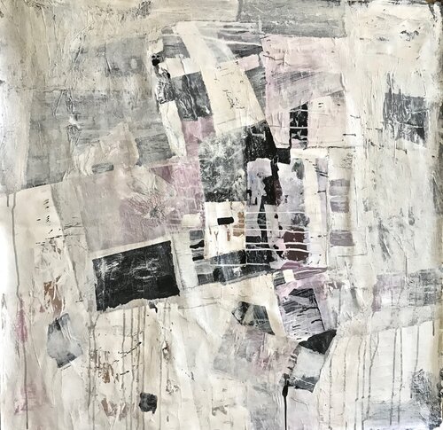 CITY BLOCK by Dominique Mc Kenzie (2021) : Painting Acrylic, Collage on ...