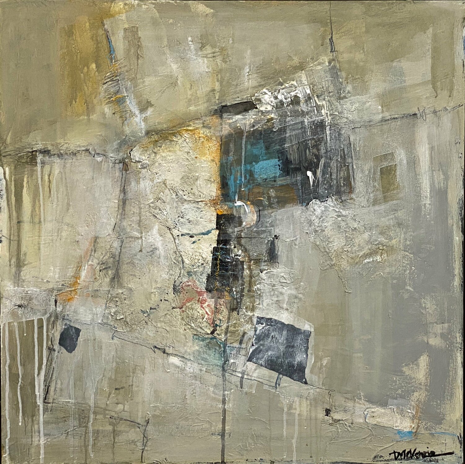 EARTH 8 by Dominique Mc Kenzie (2020) : Painting Acrylic, Collage on ...