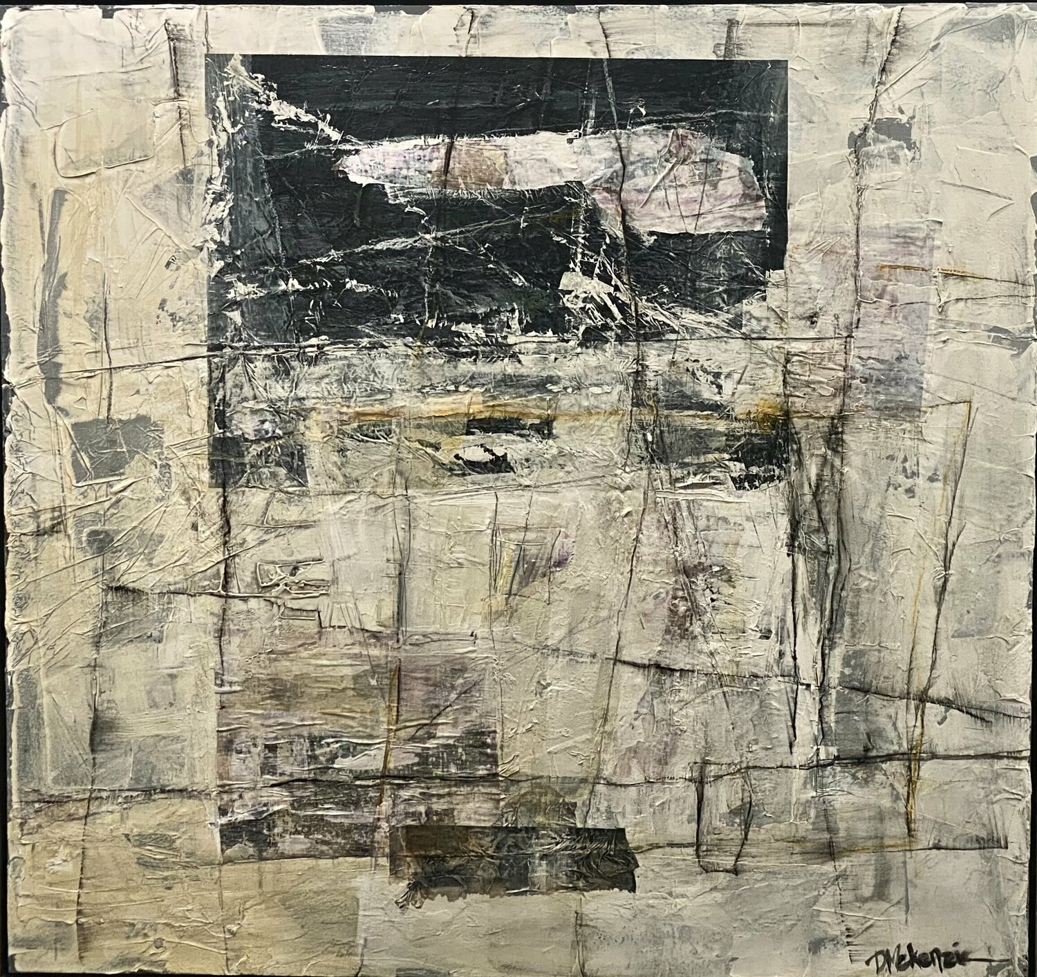 EARTH 11 von Dominique Mc Kenzie (2021): Malerei Acryl, Collage auf ...