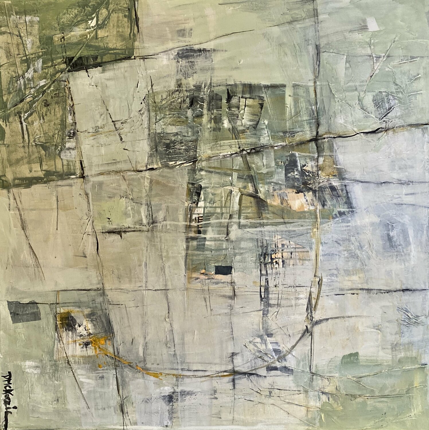 BIODIVERSITY 6 von Dominique Mc Kenzie (2022): Malerei Acryl, Collage ...