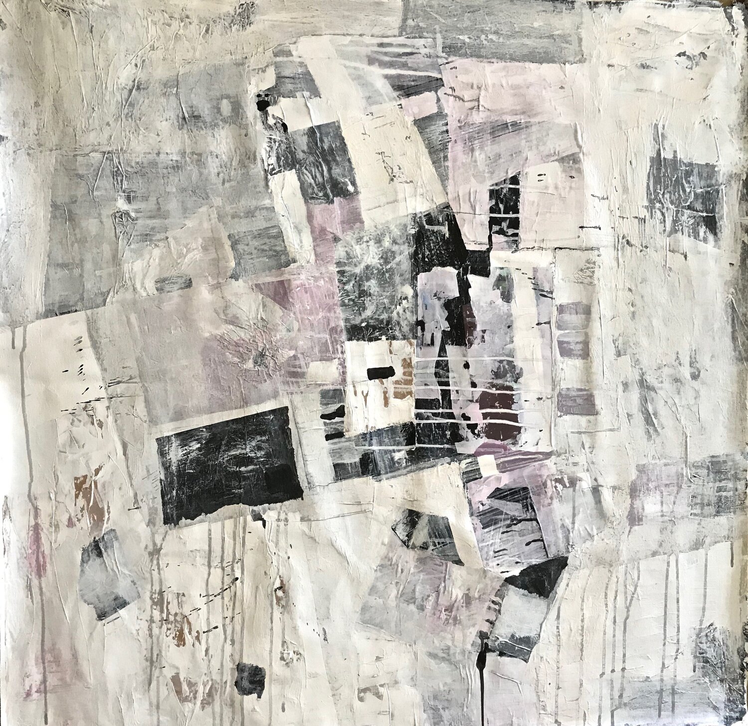 CITY BLOCK by Dominique Mc Kenzie (2021) : Painting Acrylic, Collage on ...
