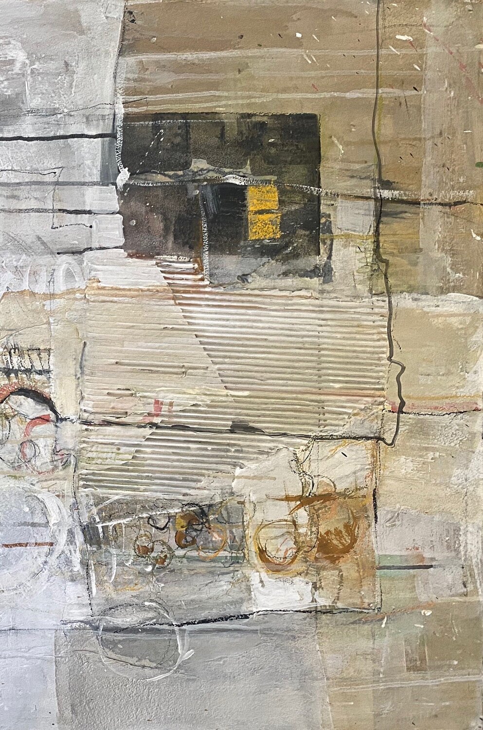 TRACES 15 A by Dominique Mc Kenzie (2022) : Work on Paper Acrylic ...