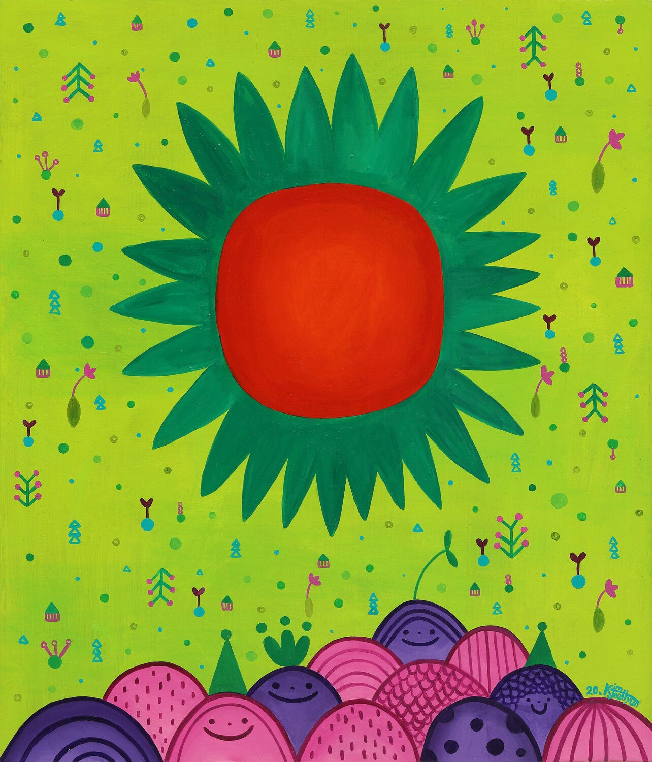 new morning by Jeehyun Kim (2020) : Painting Acrylic on Canvas - Singulart