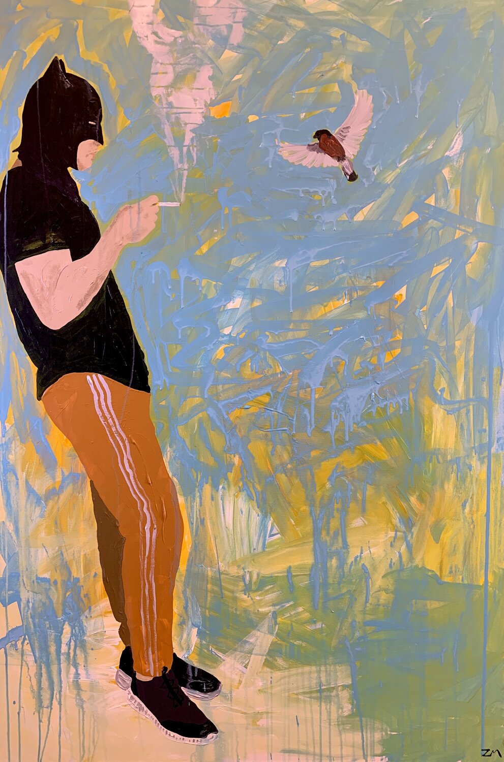 May the bridges I burn light the way de Zeon Milo (2023) : Peinture ...