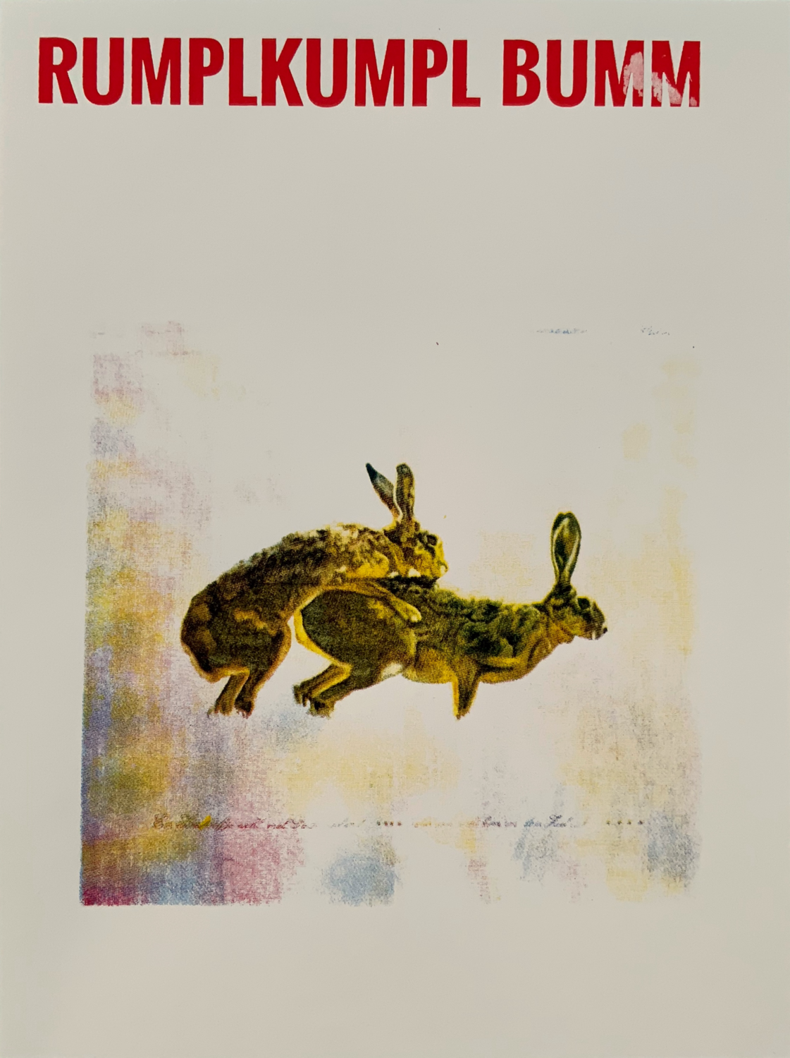 RUMPLKUMPL BUMM 3/5 von Ellen DeElaine (2022): Druck Siebdruck auf ...