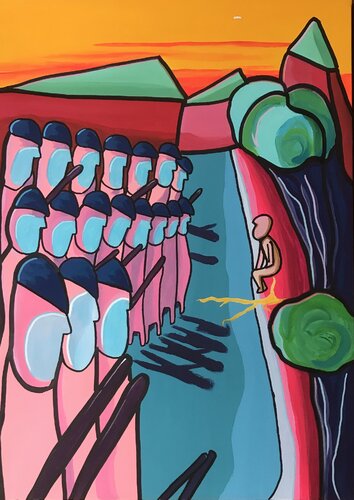 Rosanna by Pino Ruberto (2021) : Painting Acrylic on Canvas - Singulart