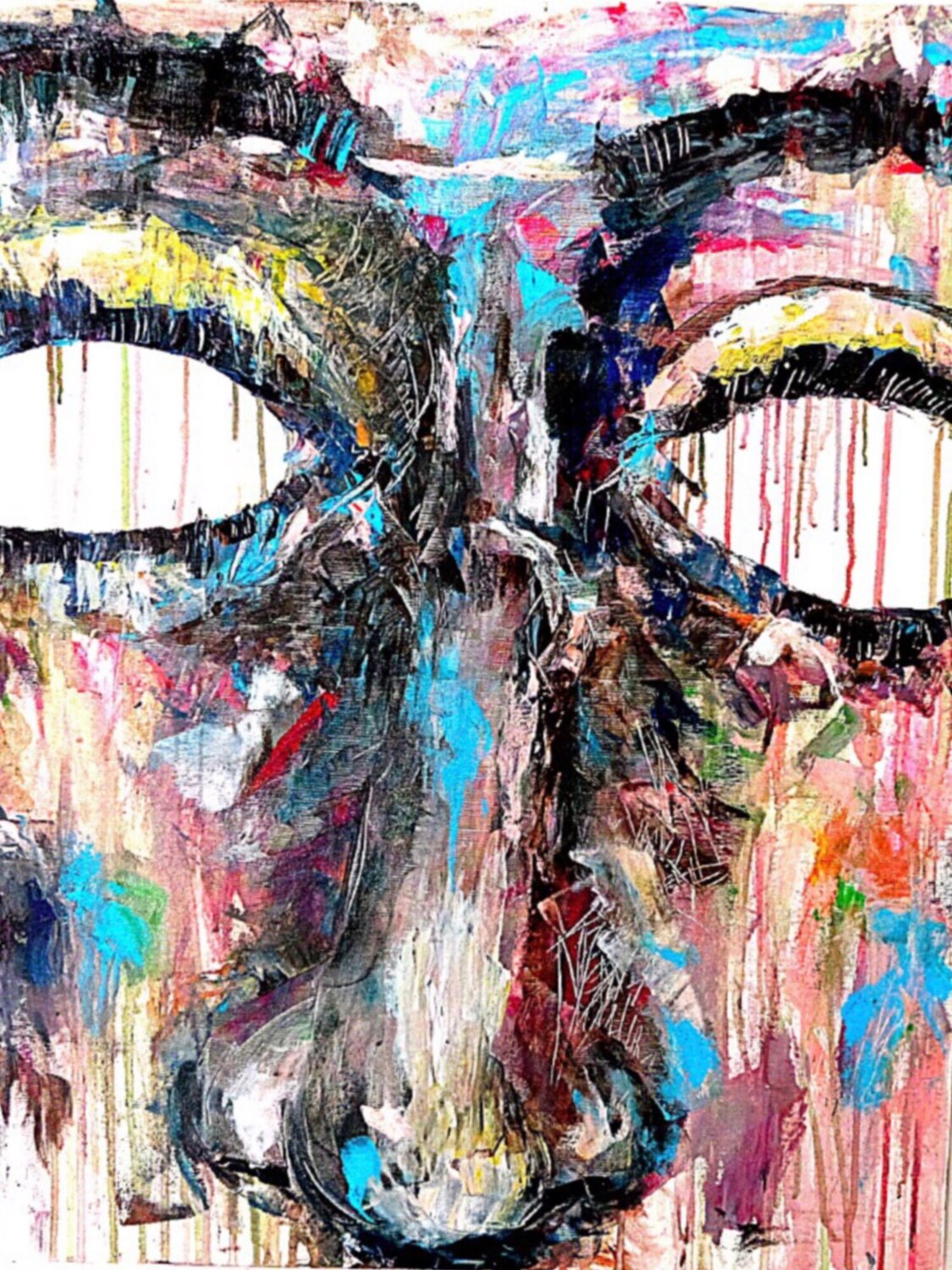 Dolce nonno del mio cuore by Pino Ruberto (2018) : Painting Acrylic on ...