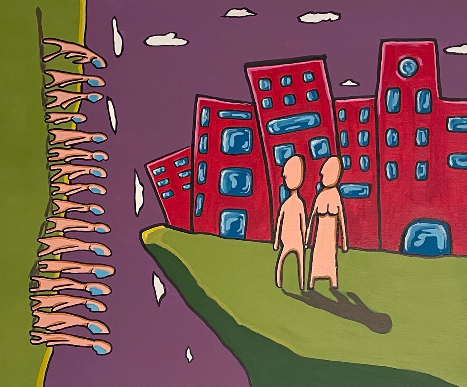 Siamo svegli. by Pino Ruberto (2021) : Painting Acrylic on Canvas ...