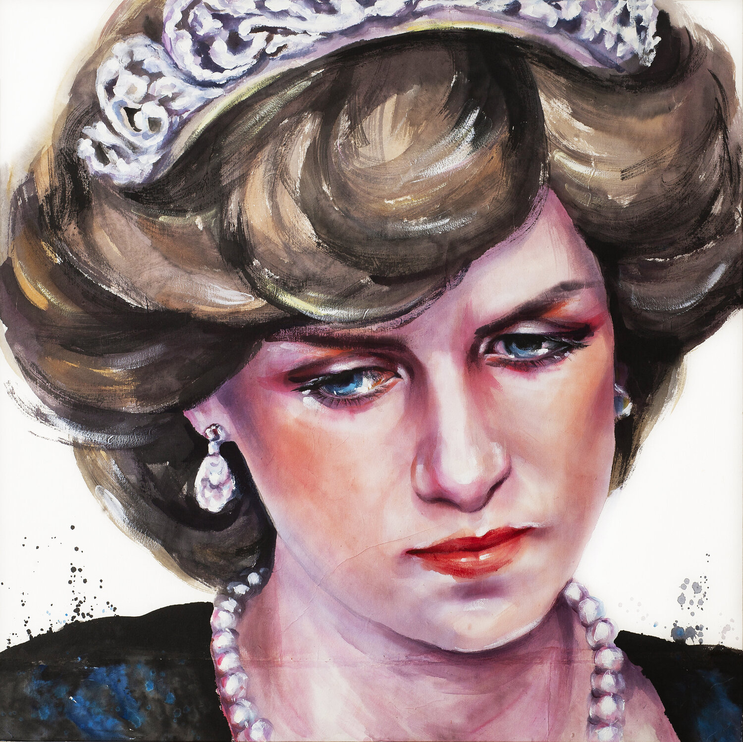 Diana, Princess of Wales by ioanna lin (2018) : Painting Watercolor ...
