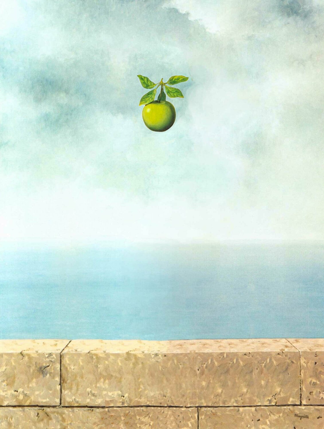 THE APPLE, Rene Magritte, S2 by Dent-de-Lion du Midi (2021) : Print ...