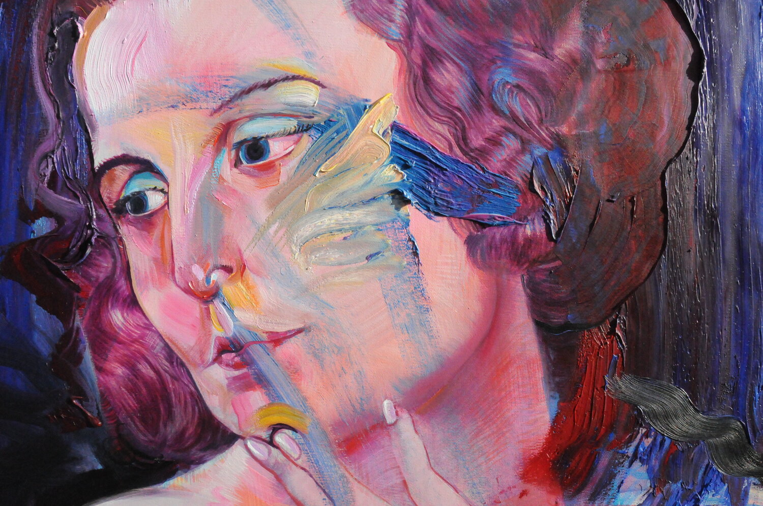 Leni III by Peter Feiler (2021) : Painting Acrylic, Oil on Canvas ...