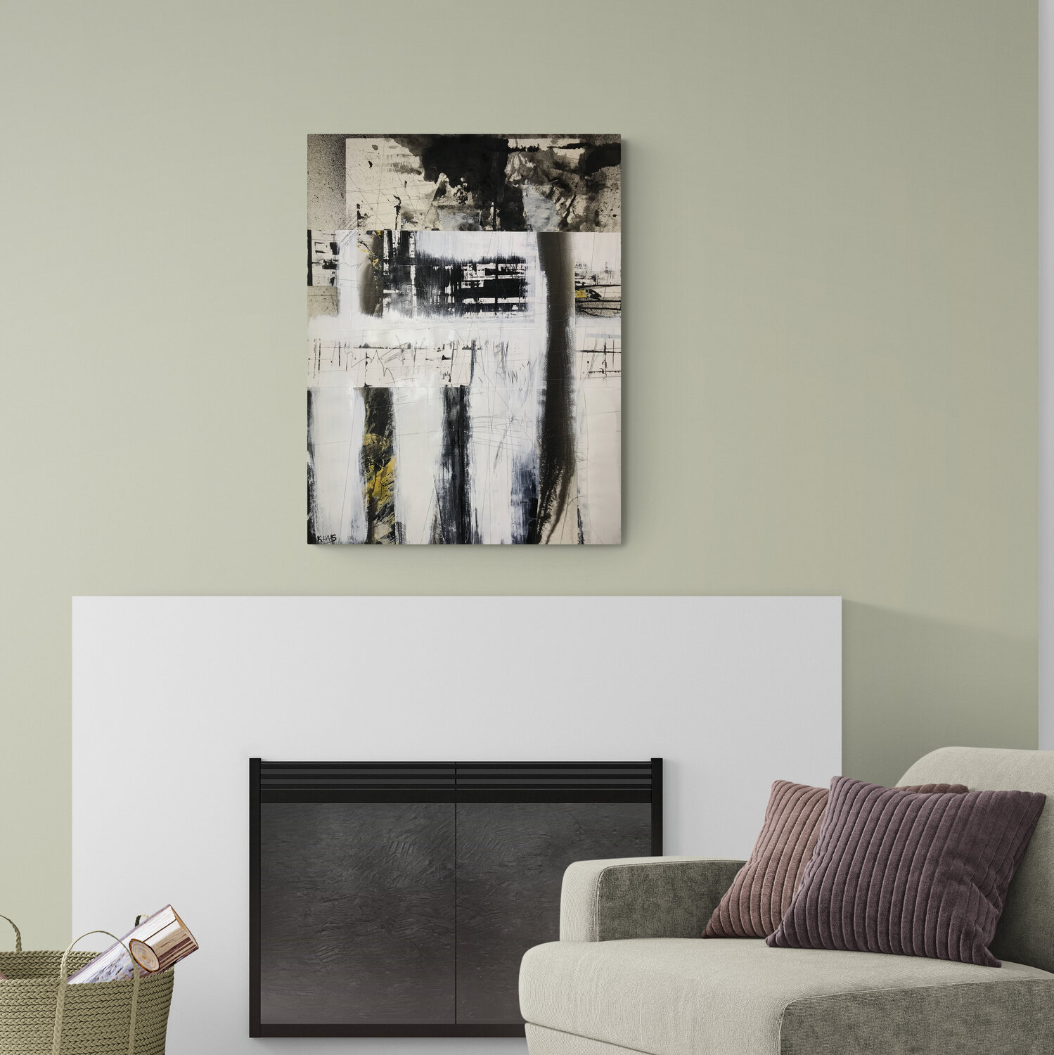 Complex Disjointed Reality #4 von Kris Haas (2020): Malerei Acryl, Öl ...