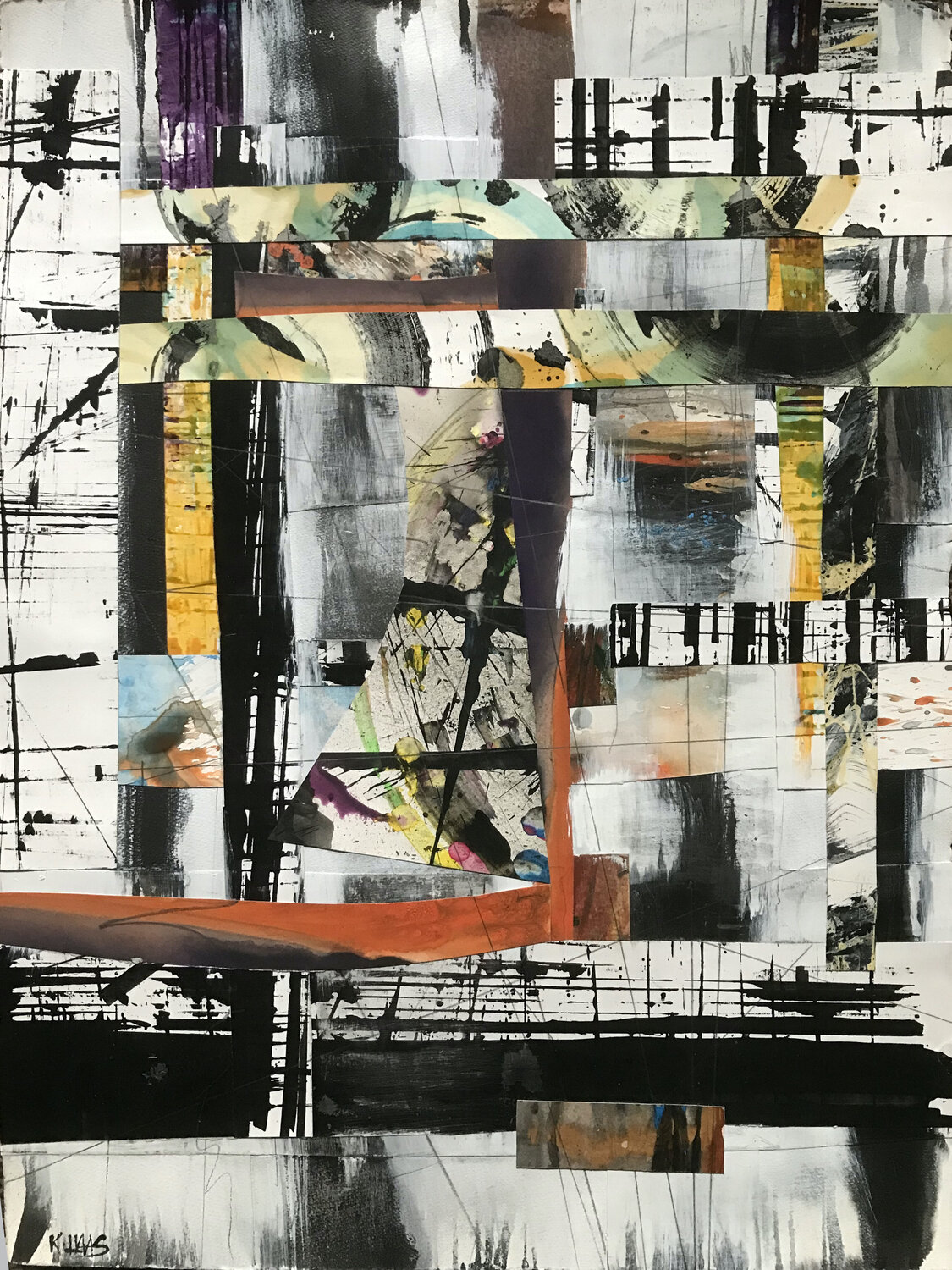 Yourself Disjointed Reality #15 von Kris Haas (2020): Malerei Acryl, Öl ...