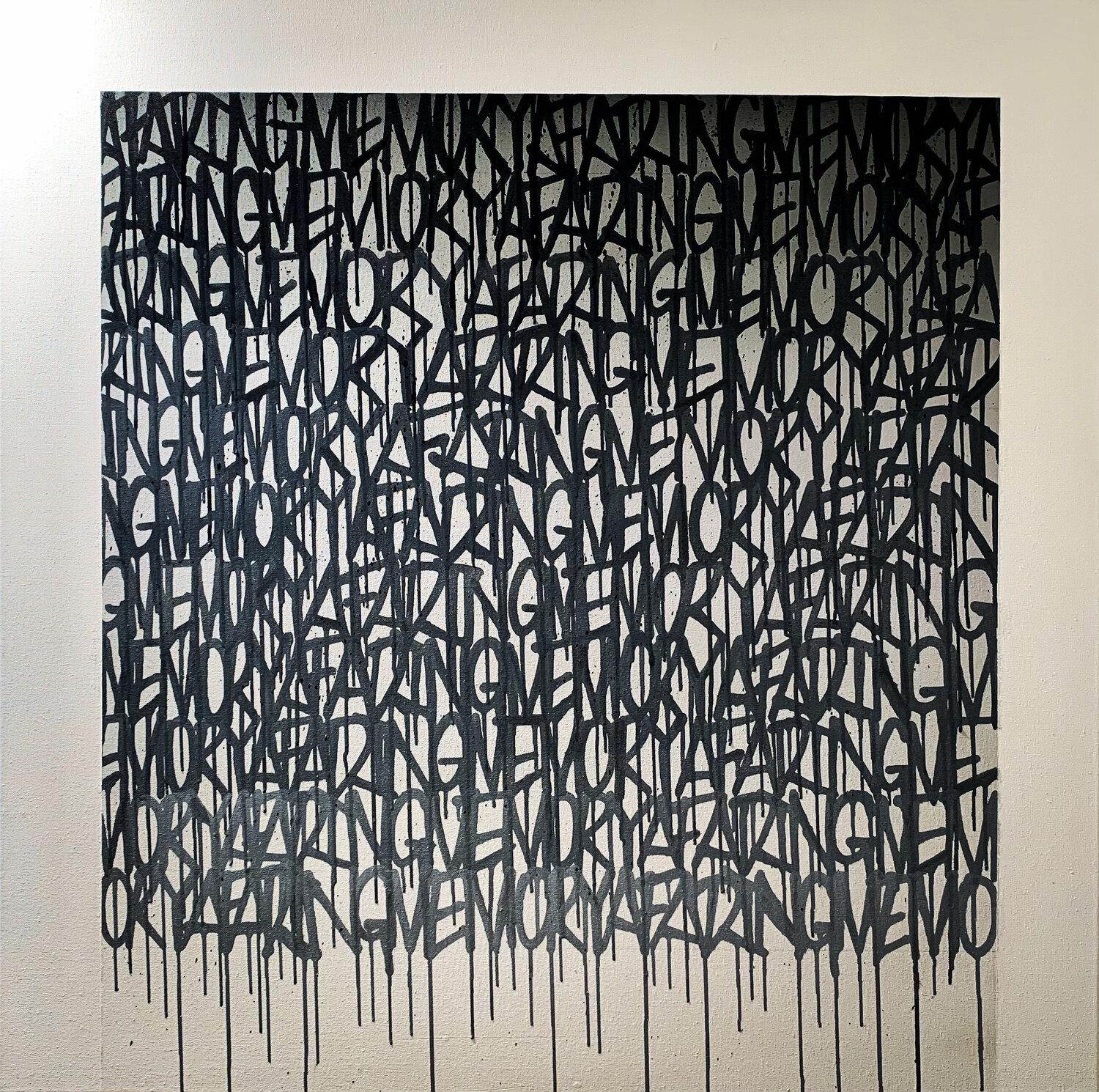 A fading memory by Mr.Popcorn (2021) : Painting Acrylic, Spray Paint on ...