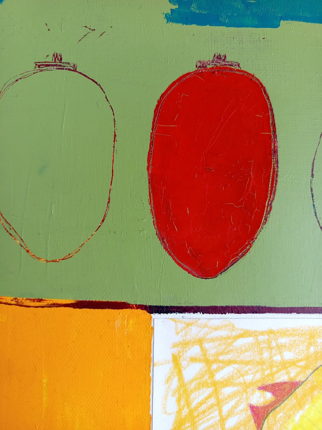 Dass du mich willst by Beate Stadler (2022) : Painting Oil, Colored Pencil on Canvas - Singulart