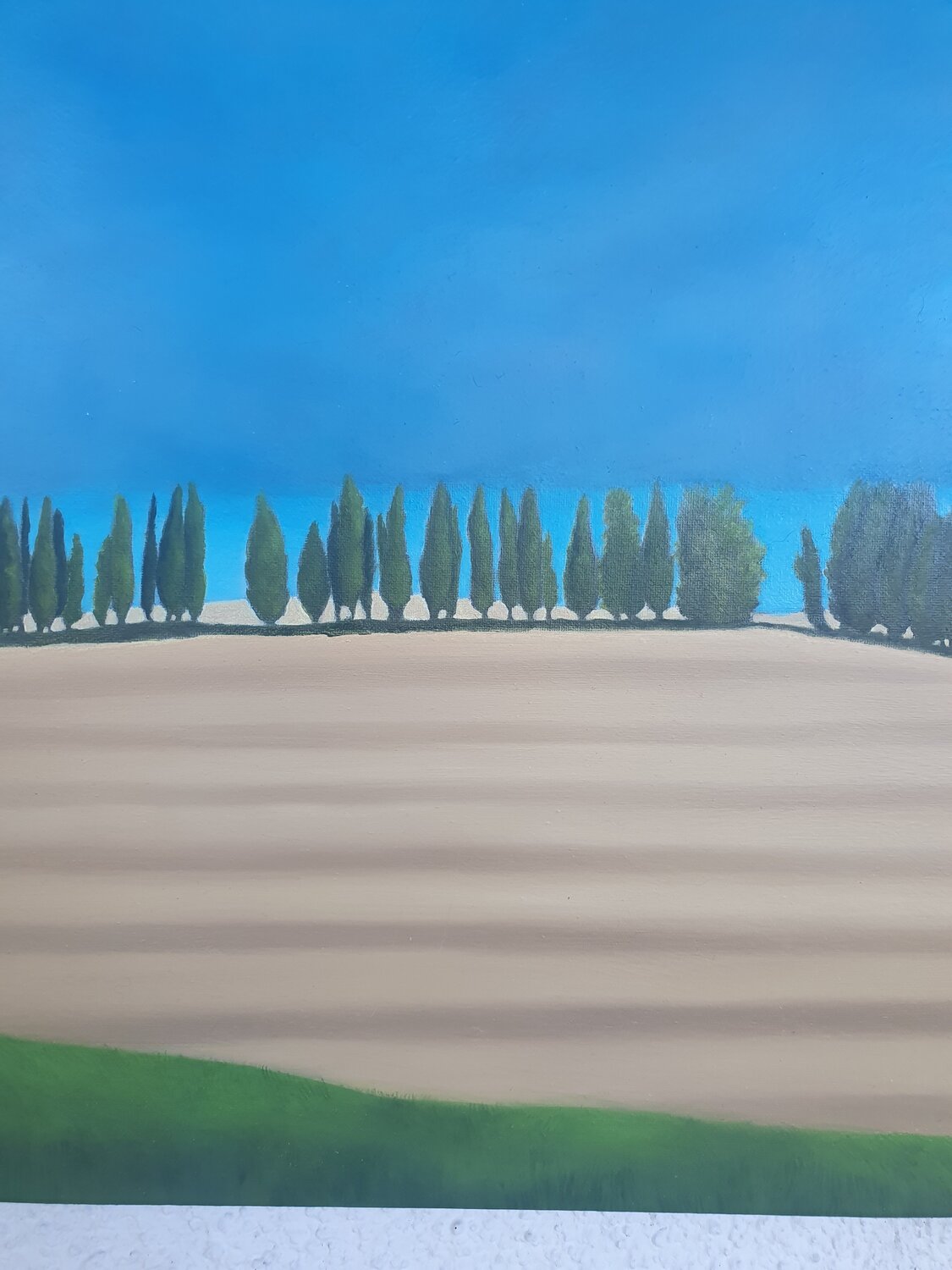 Campagna Toscana e i suoi alberi by Elisa Spagnoli (2023) : Painting ...