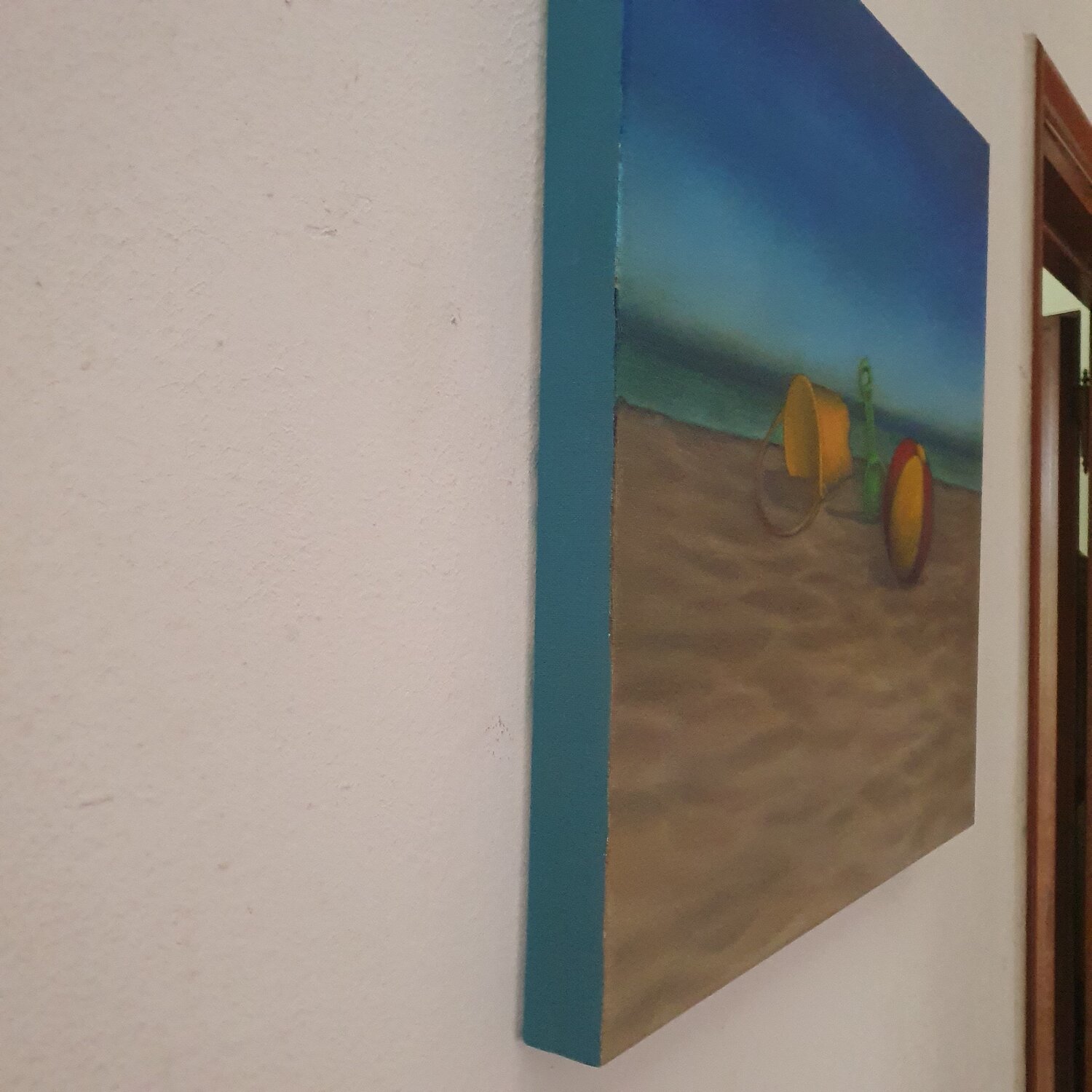 La spiaggia by Elisa Spagnoli (2023) : Painting Oil on Canvas - Singulart