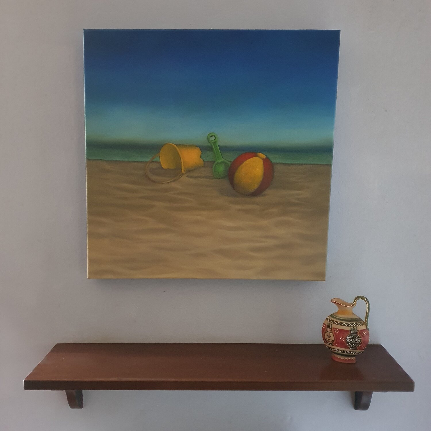 La spiaggia by Elisa Spagnoli (2023) : Painting Oil on Canvas - Singulart