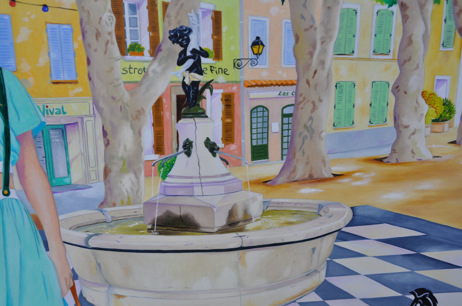 LA FÊTE DES FONTAINES A COLLOBRIERES von Martine Alison (2022): Malerei ...