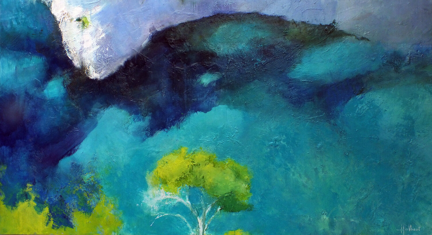 Côte amalfitaine by Hélène Halbert (2016) : Painting Oil on Linen ...