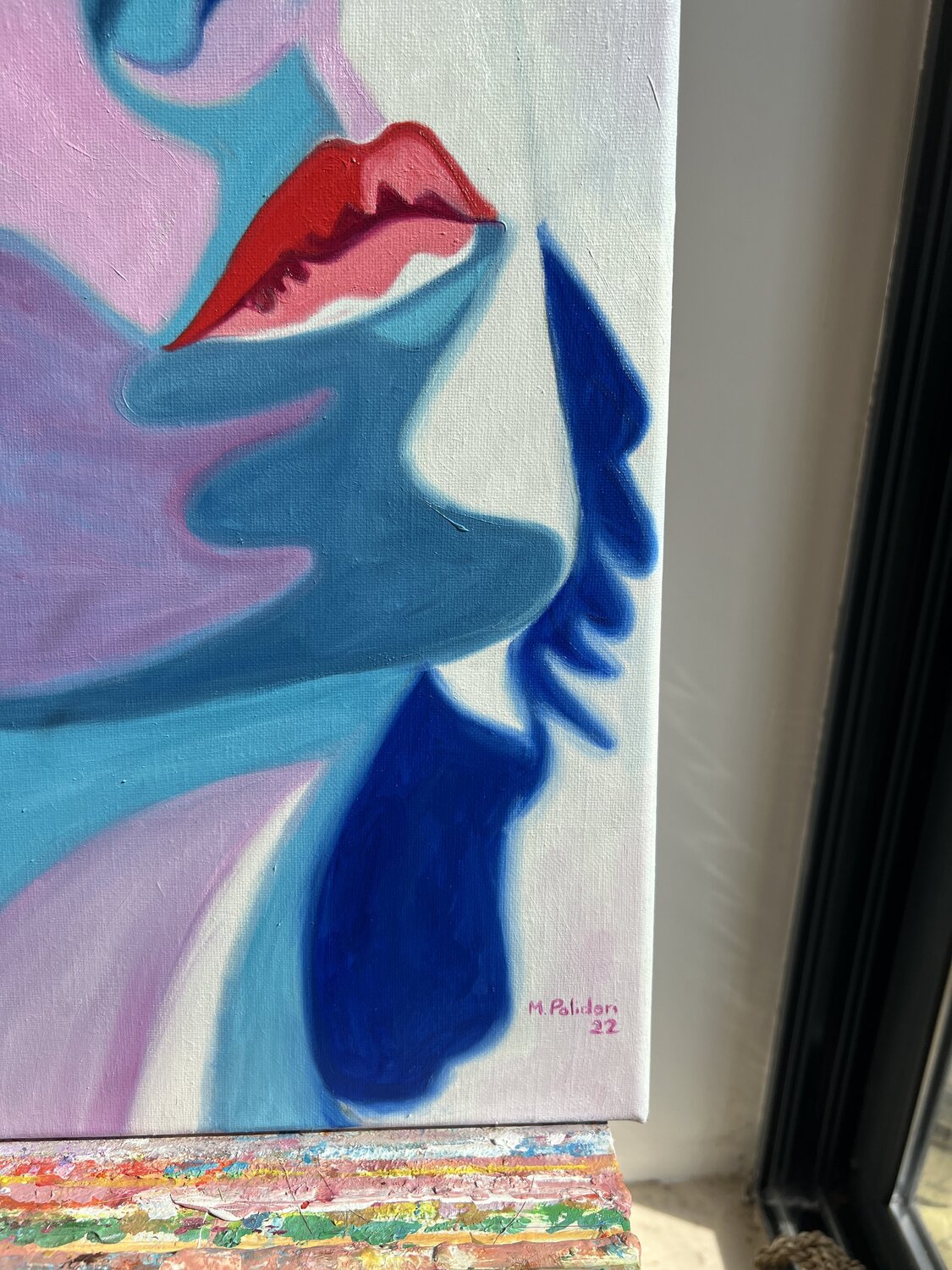 The Inner blue Light by Mathilde Polidori (2022) : Painting Oil on ...