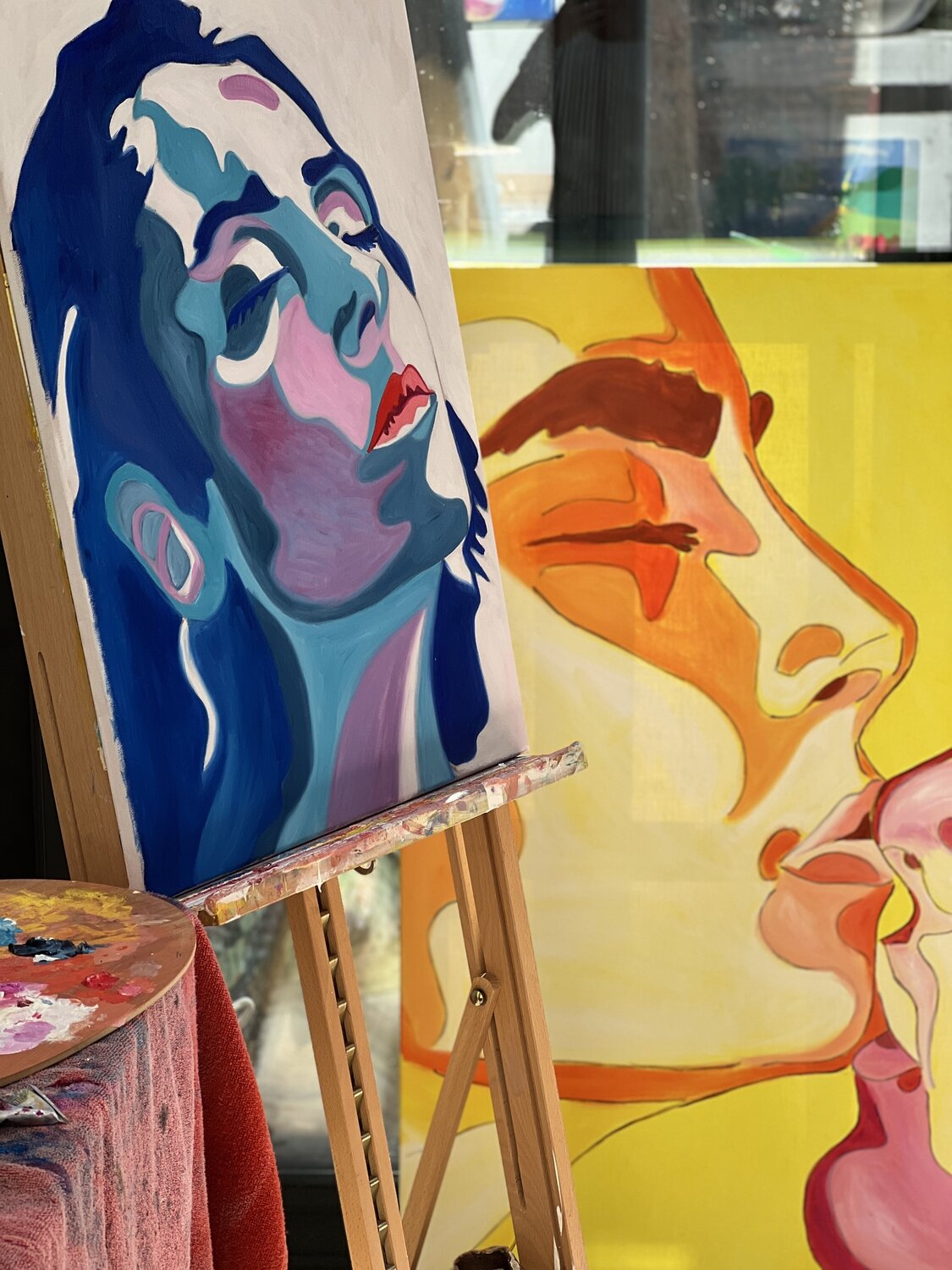 The Inner blue Light by Mathilde Polidori (2022) : Painting Oil on ...