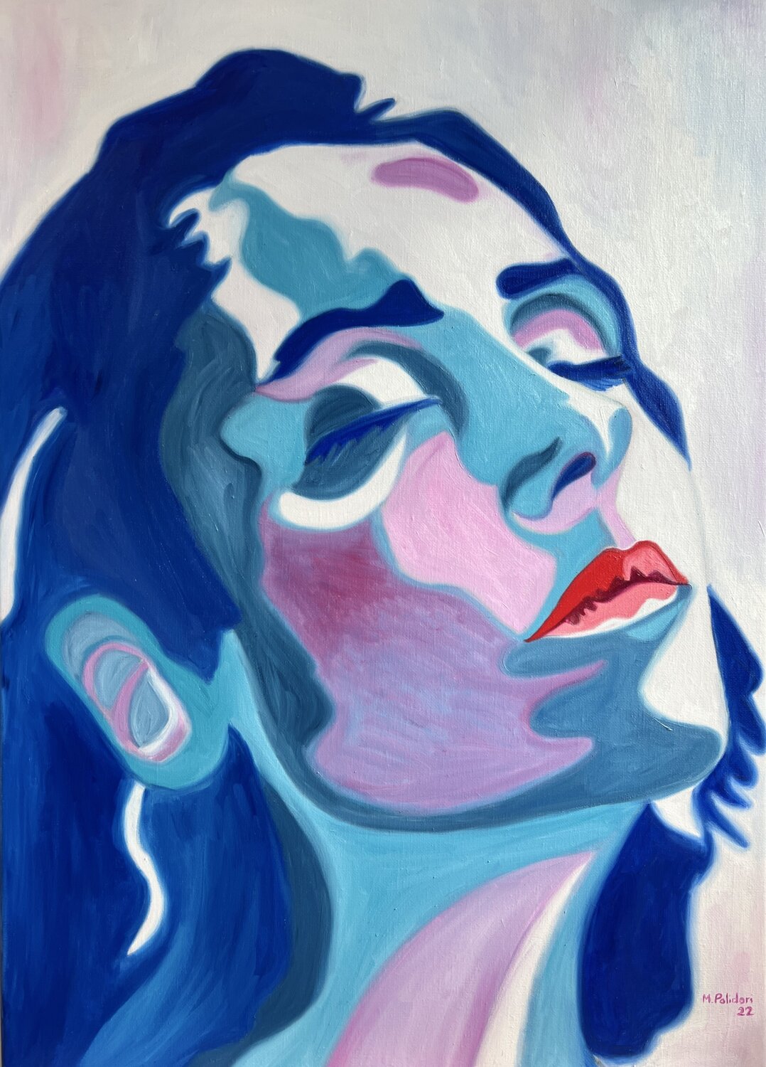 The Inner blue Light by Mathilde Polidori (2022) : Painting Oil on ...