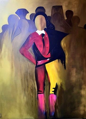 El círculo by Phil Masure (2019) : Painting Oil on Canvas - SINGULART