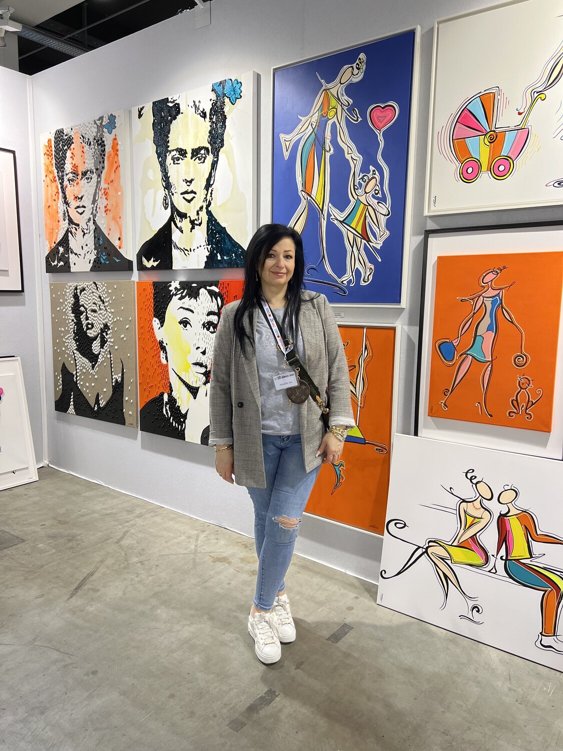 Action.Freedom. Love ️.♥️Ek de Eka Peradze (2023) : Peinture Acrylique sur Toile - SINGULART