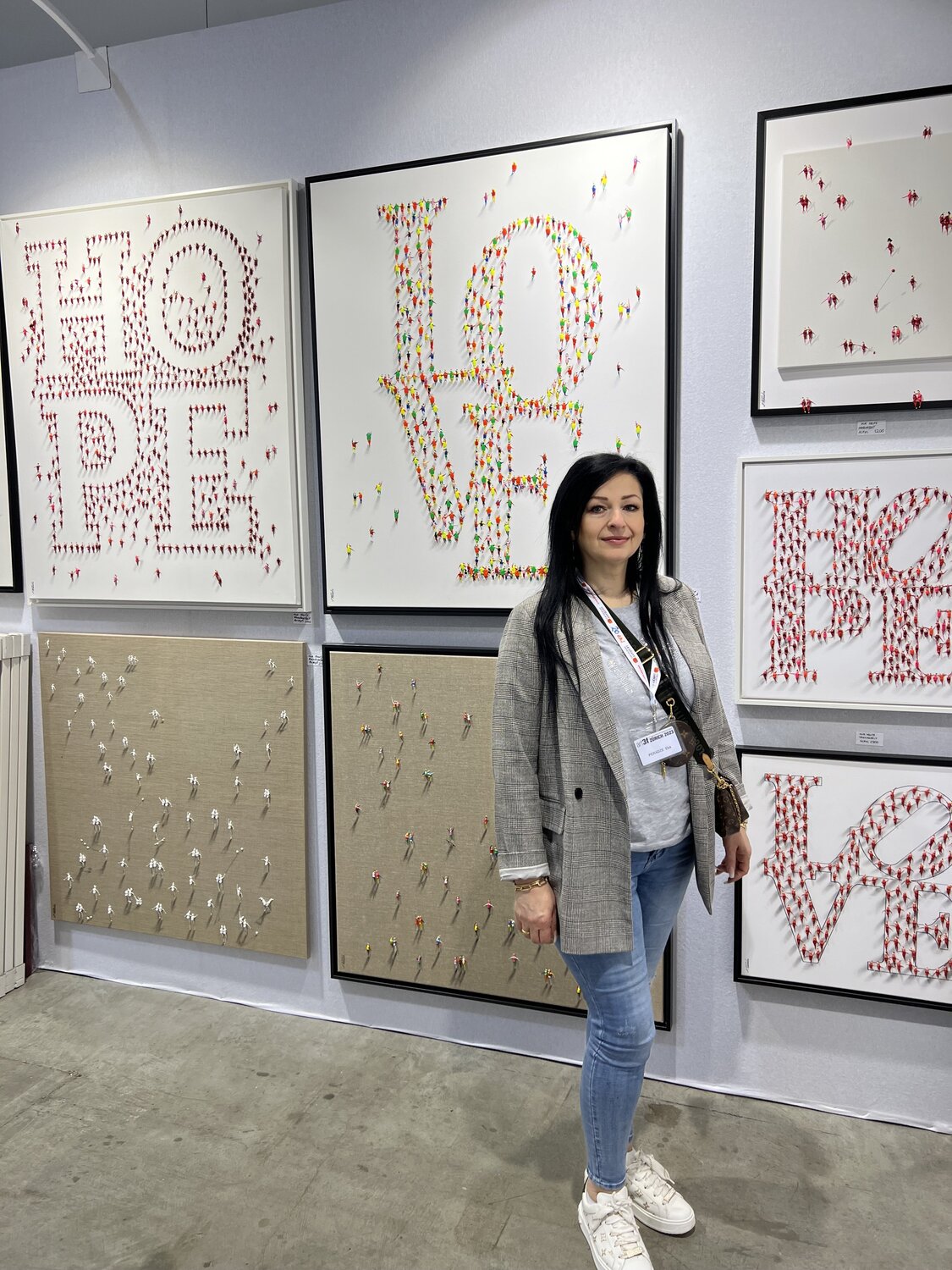 Action.Freedom. Love ️.♥️Ek de Eka Peradze (2023) : Peinture Acrylique sur Toile - SINGULART