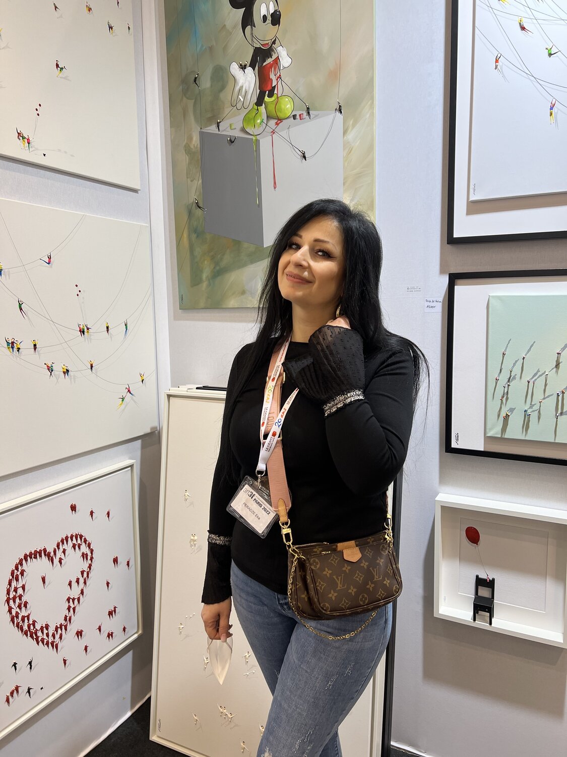 Action.Action.Freedom. de Eka Peradze (2023) : Peinture Acrylique sur Toile - Singulart