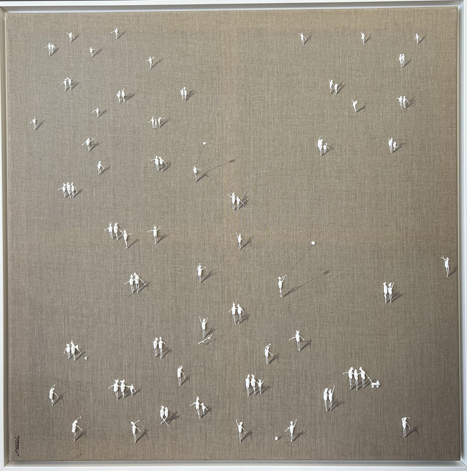 Action.Freedom. Love…..♥️only 2 days de Eka Peradze (2023) : Peinture Acrylique sur Toile ...