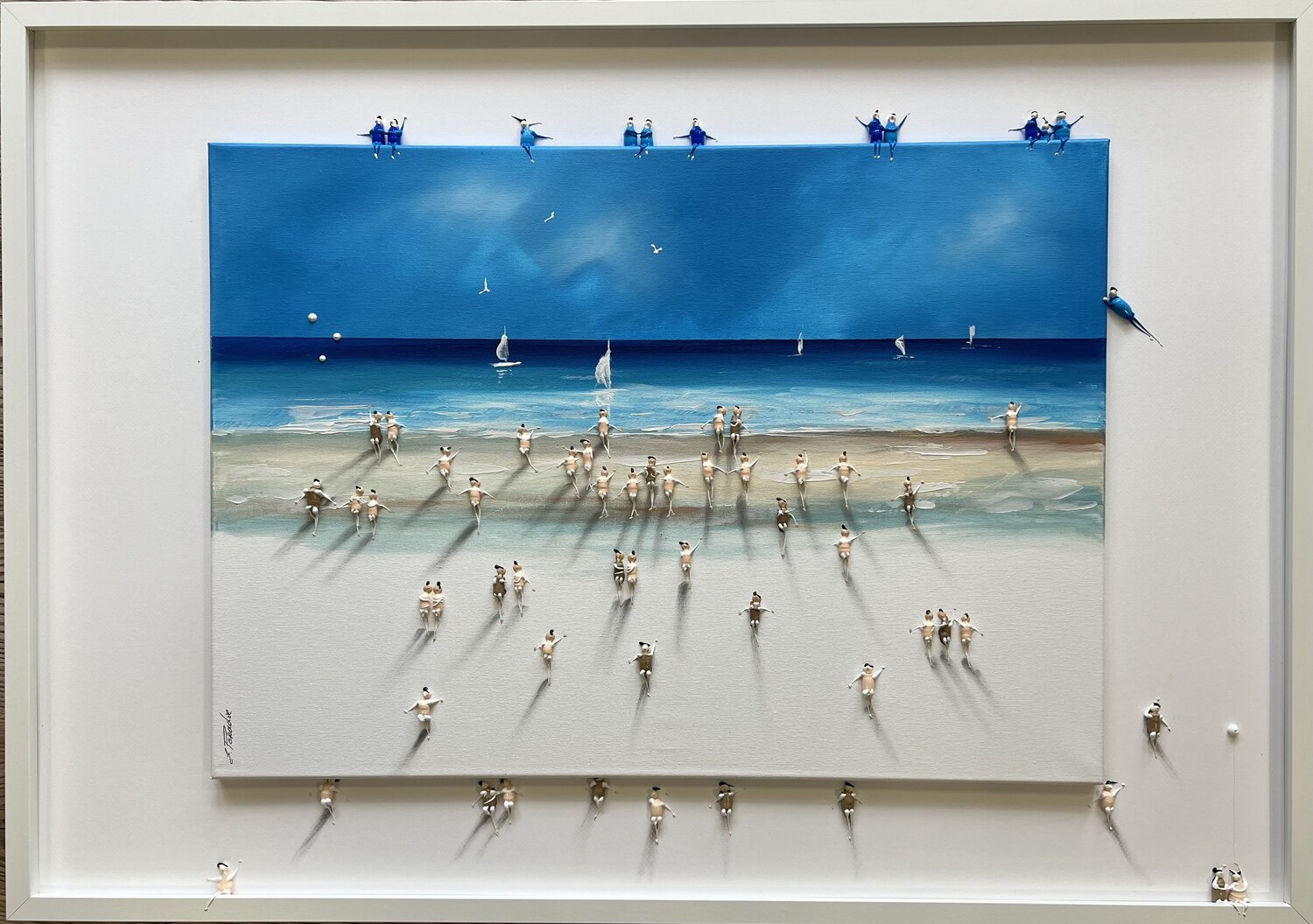 Action, Freedom, Love,Family. by Eka Peradze (2024) : Painting Acrylic on Canvas - Singulart