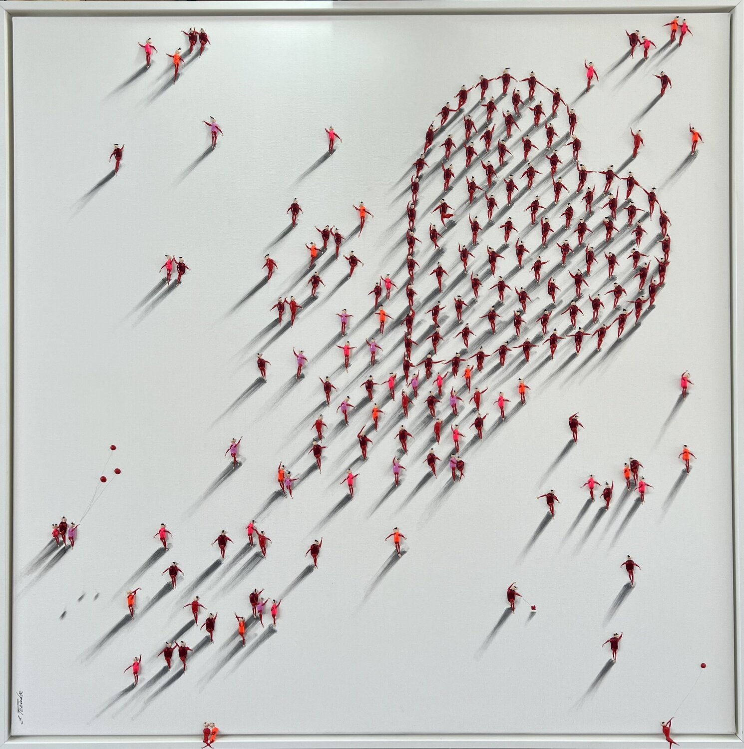 Freedom. Eka. your life. ️ Love by Eka Peradze (2025) : Painting Acrylic on Canvas - Singulart