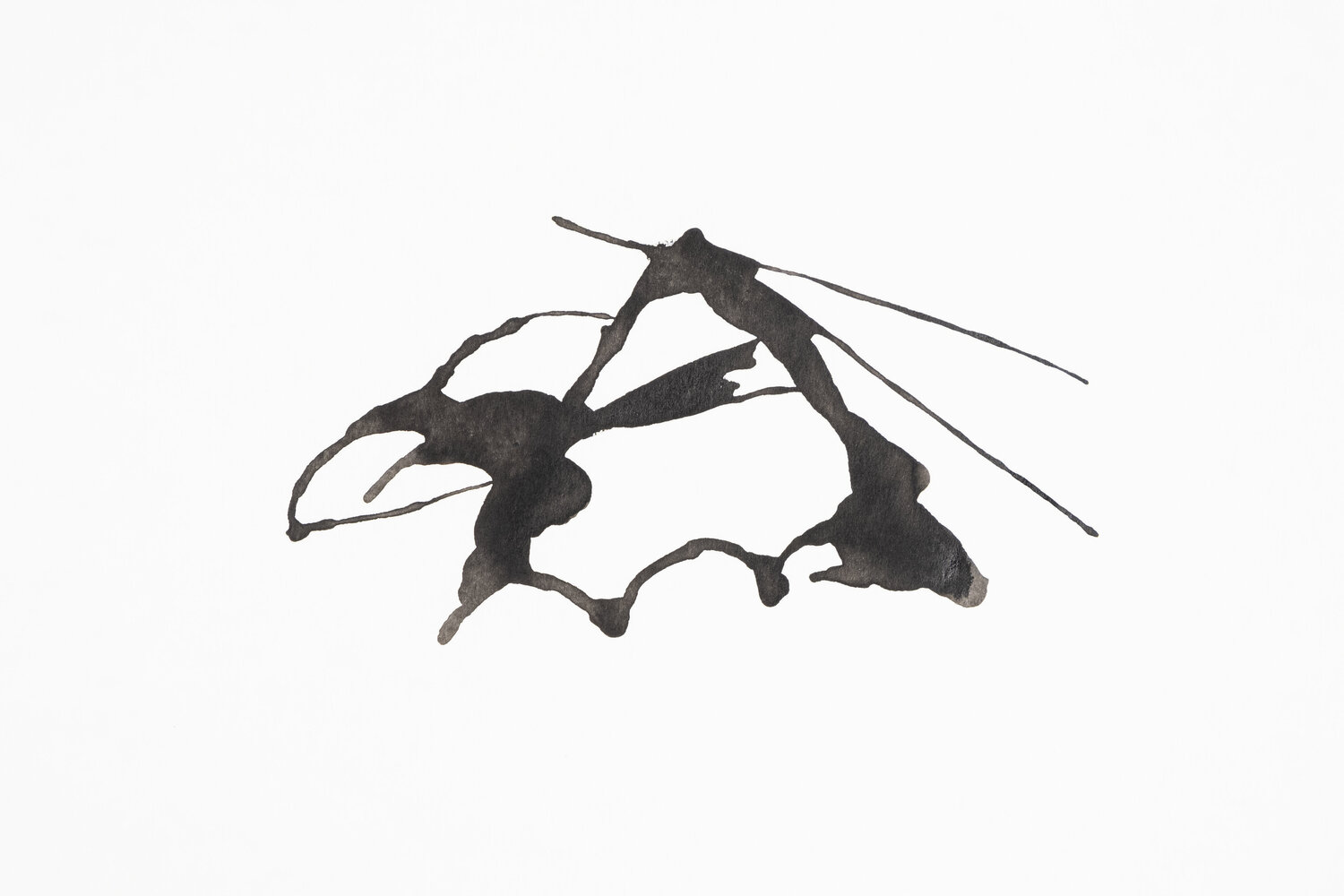 Inkblot 9 de Birk Manum Bjerkan (2023): Obra en papel Tinta en Papel - SINGULART