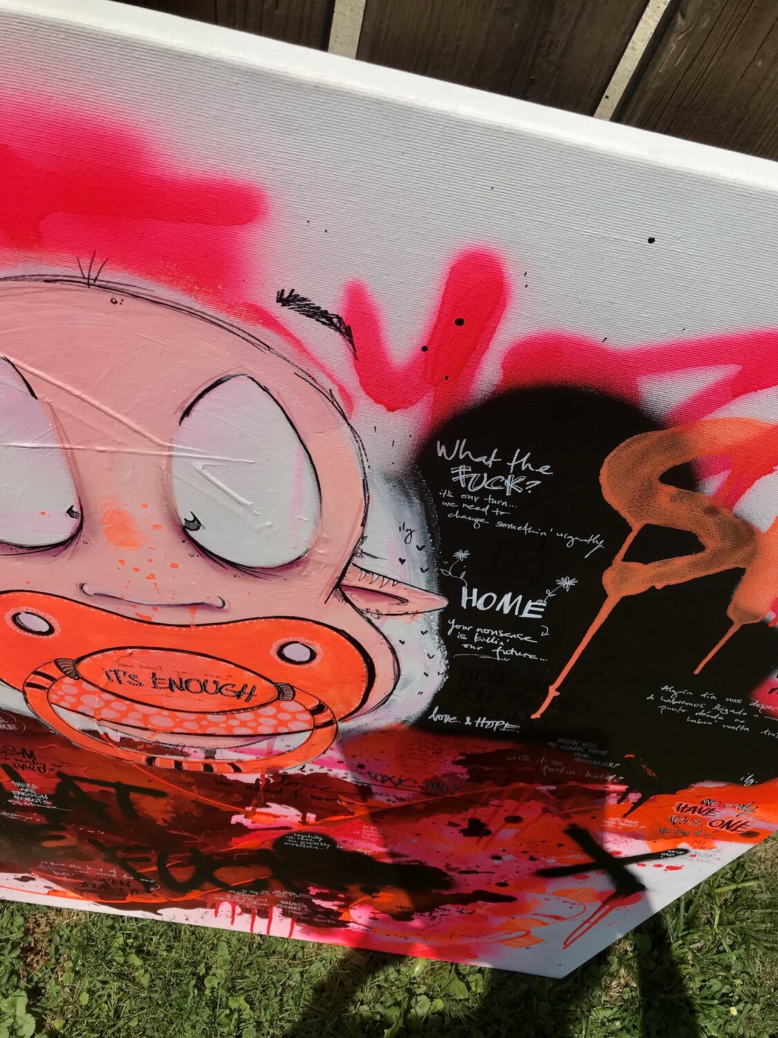 Angry Archie von Dana Kathy (2023): Malerei Acryl, Graffiti auf ...