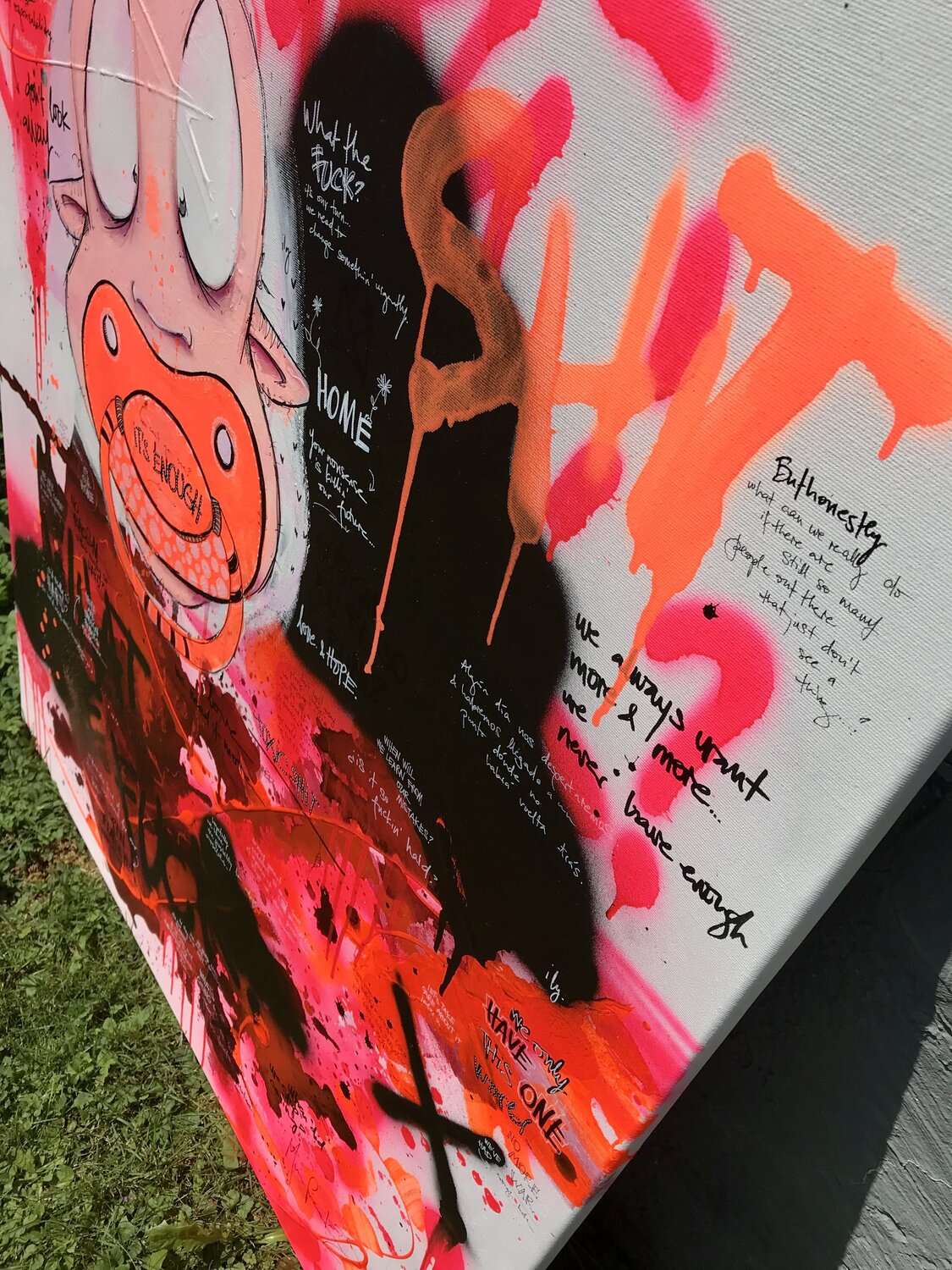 Angry Archie von Dana Kathy (2023): Malerei Acryl, Graffiti auf ...