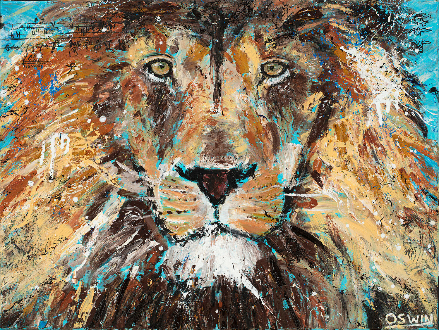 Lion Paintings Acrylic