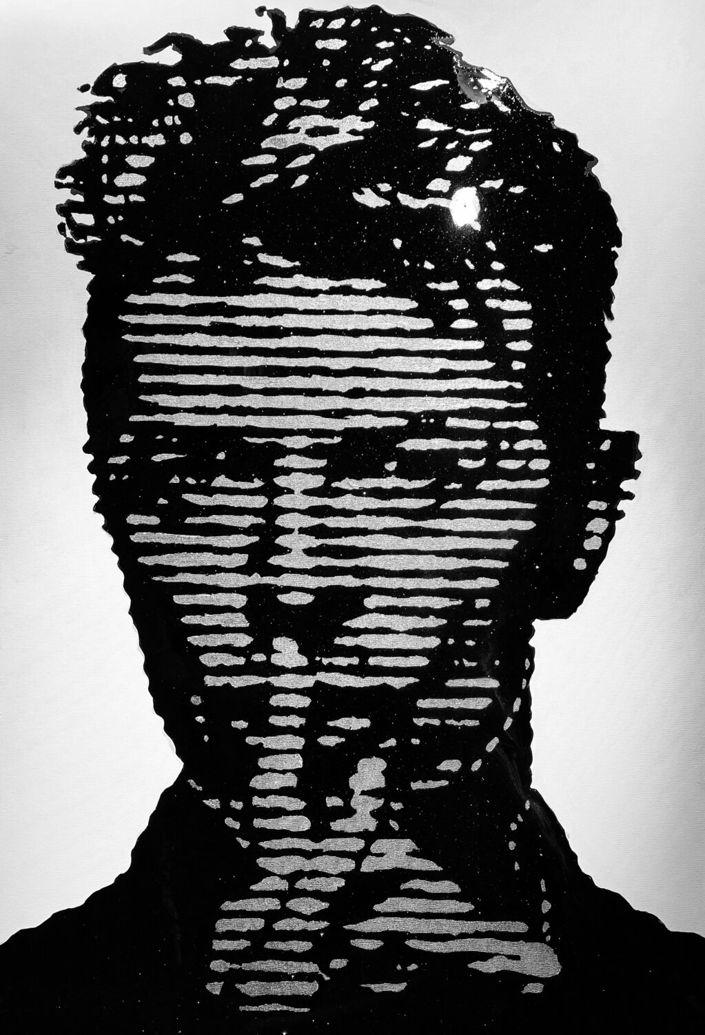 DAVID by Gunter Wenzel (2021) : Painting Acrylic, Gilding on Canvas ...