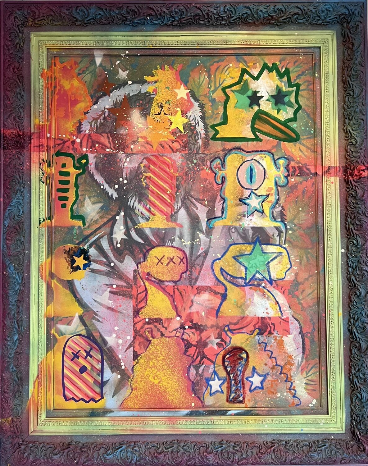 Fugly Alien Bob by Meg Zany (2022) : Painting Acrylic, Graffiti on ...