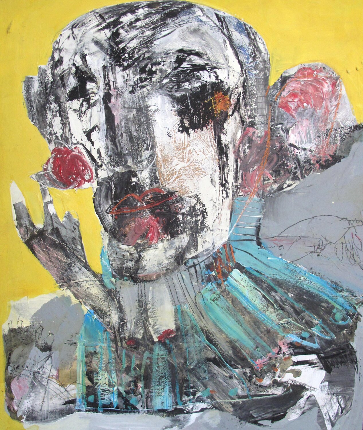 Mujeres XII de Eulogia Merle (2019): Pintura Acrílico, Objetos en ...