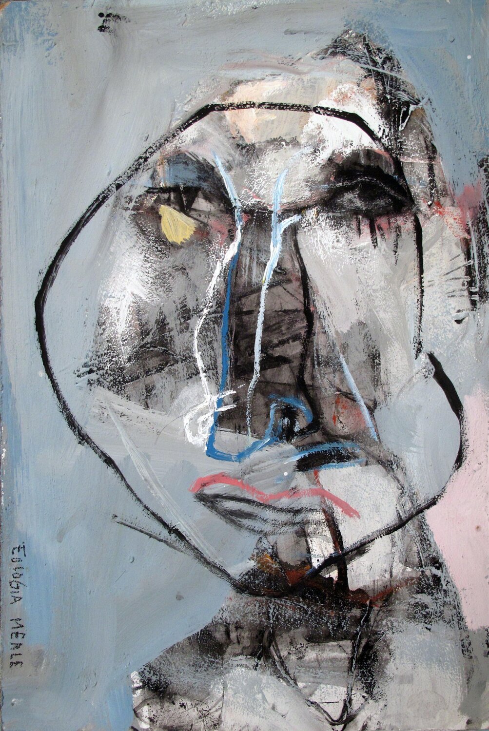 MAN III by Eulogia Merle (2023) : Painting Acrylic on Wood - Singulart