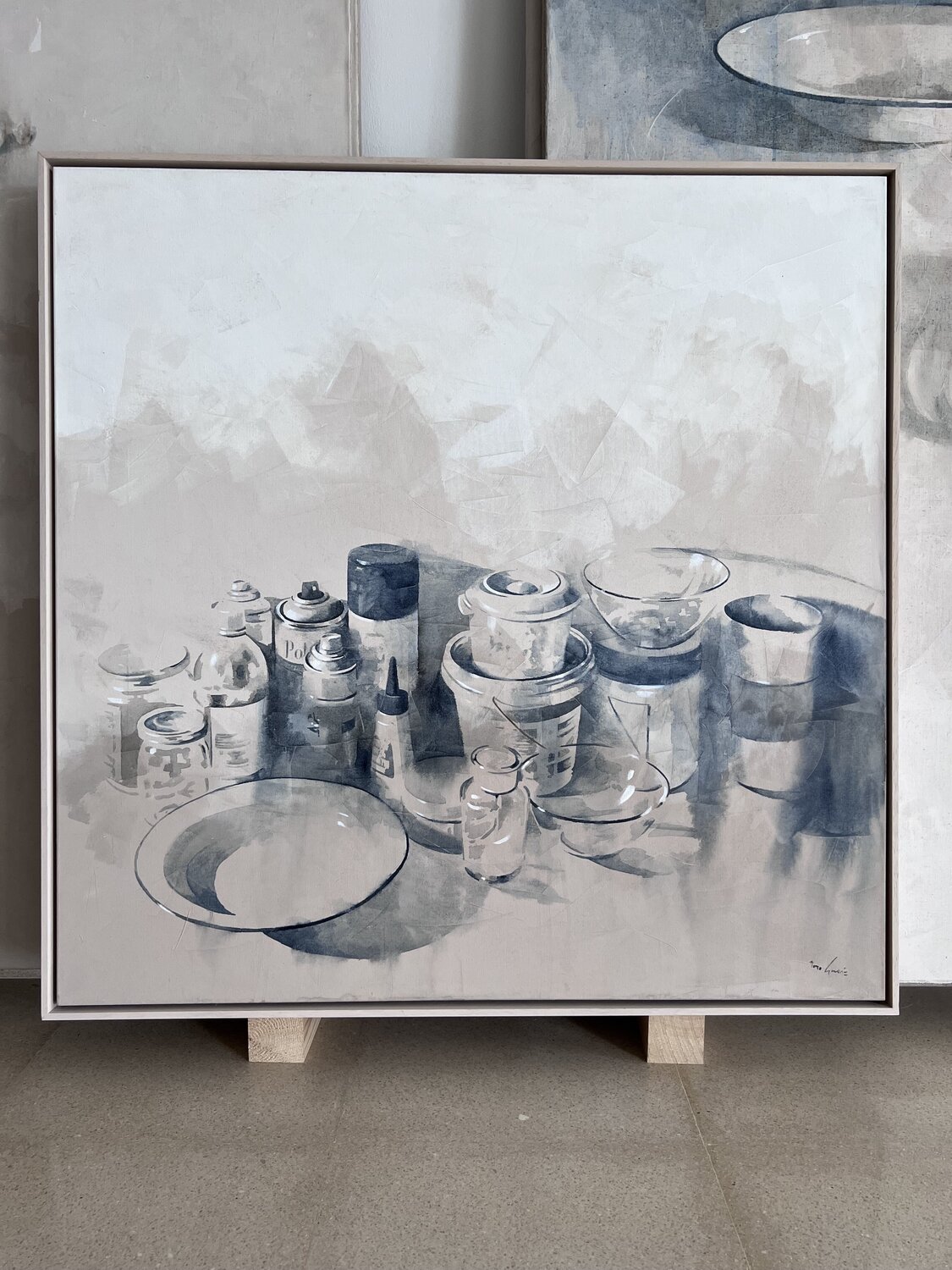 Paisaje de útiles II by Nono García (2023) : Painting Acrylic on Canvas ...